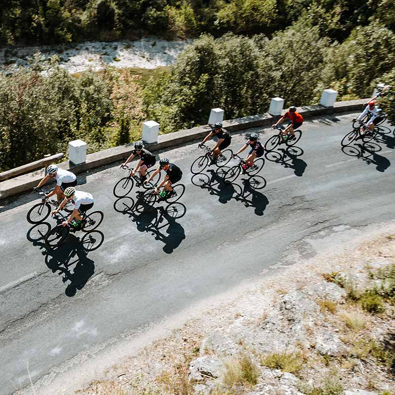 riders bike tour distancing - Bike Odyssey