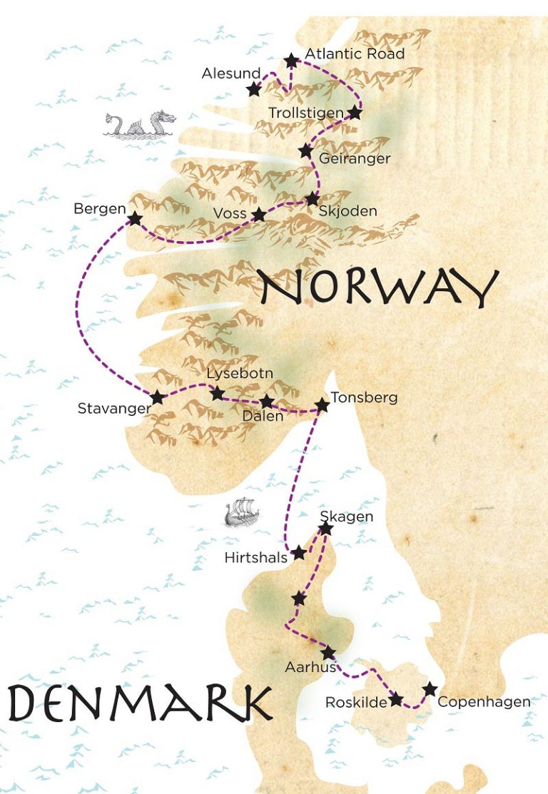 Vikings - Copenhagen to Alesund - Bike Odyssey